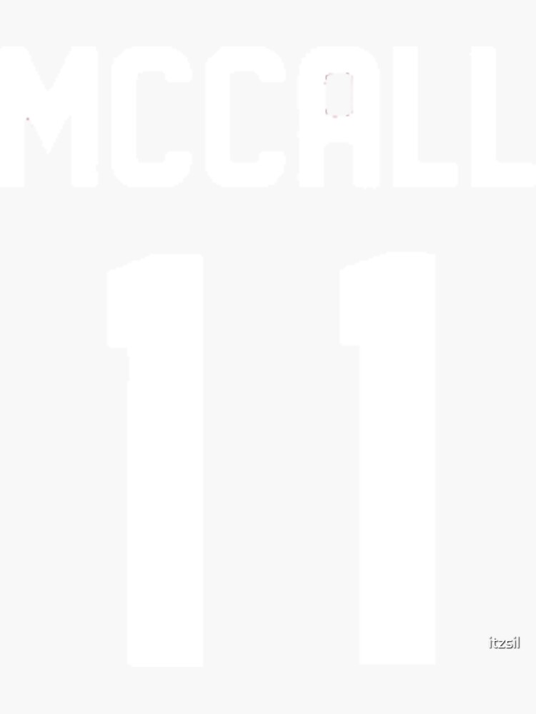 "mccall" Sticker for Sale by itzsil | Redbubble