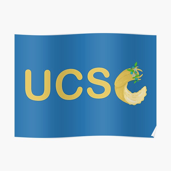 "UCSC Banana Slug Logo" Poster by LaggingDani | Redbubble