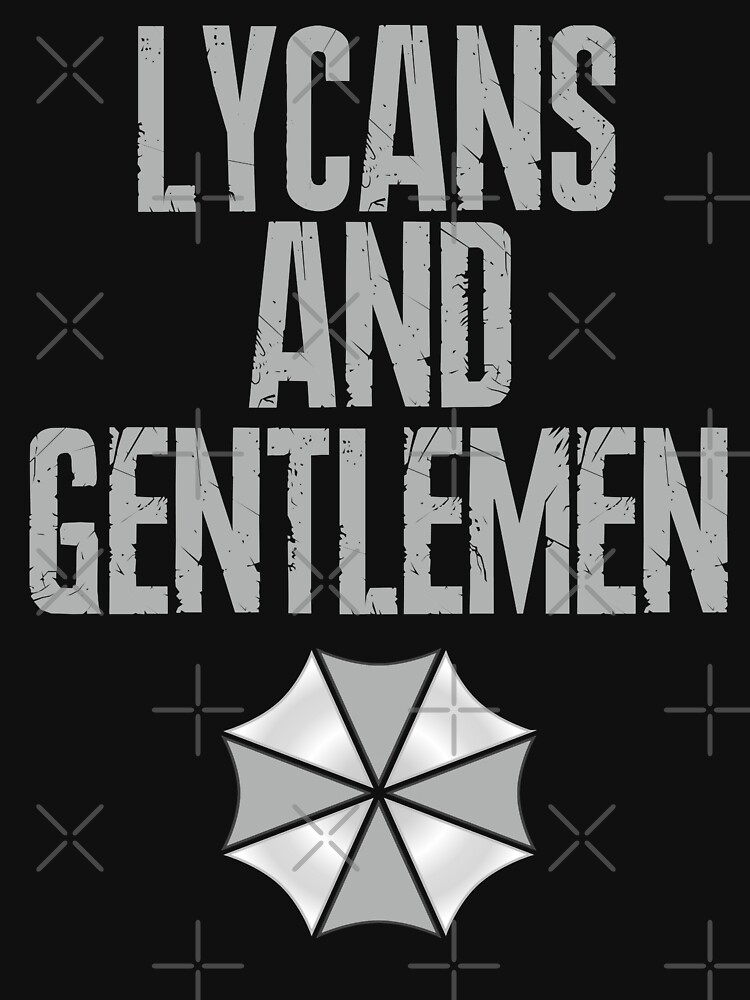 "Lycans And Gentlemen Resident Evil 8" T-shirt for Sale by ...