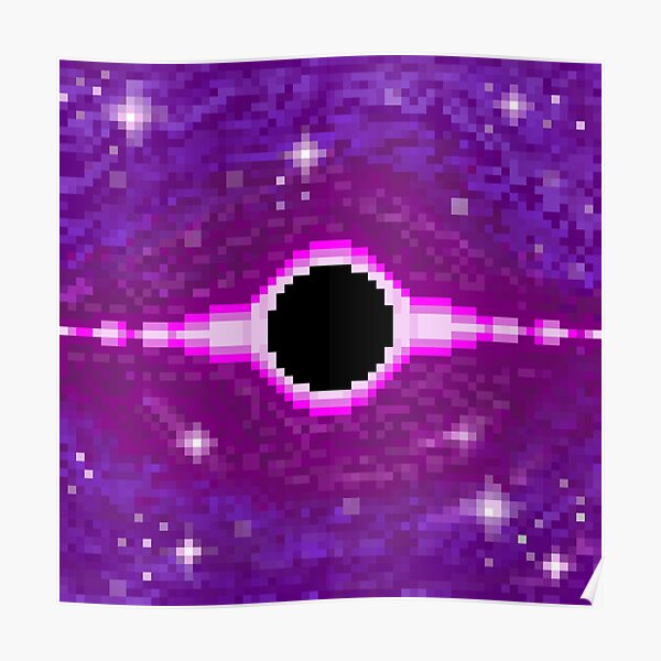 "black hole space pixel art" Poster for Sale by sezalilly | Redbubble