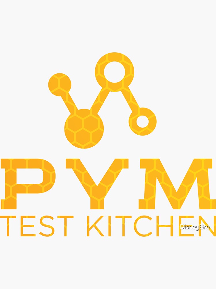 "PYM Test Kitchen" Sticker for Sale by DisneyBro | Redbubble