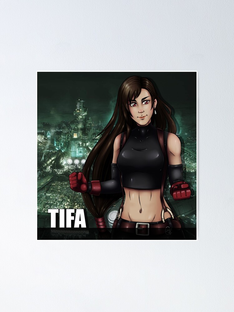 "Tifa" Poster for Sale by Cris-ElfaOscura | Redbubble