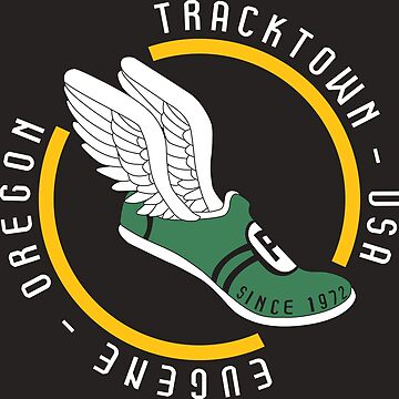"TrackTown USA" Sticker for Sale by Codi Van Roberts | Redbubble