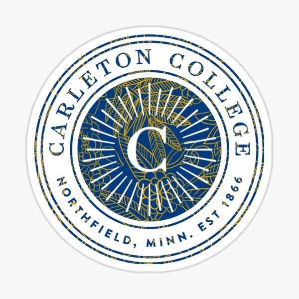 "Carleton college blooms " Sticker for Sale by briegot | Redbubble