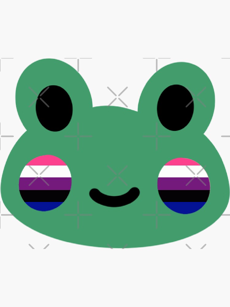 "Genderfluid Pride Frog" Sticker for Sale by prc1504 | Redbubble