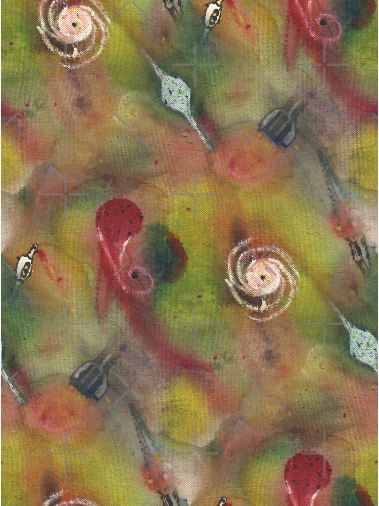 "Colour Space Scene With Hessian Texture" Sticker by halien | Redbubble