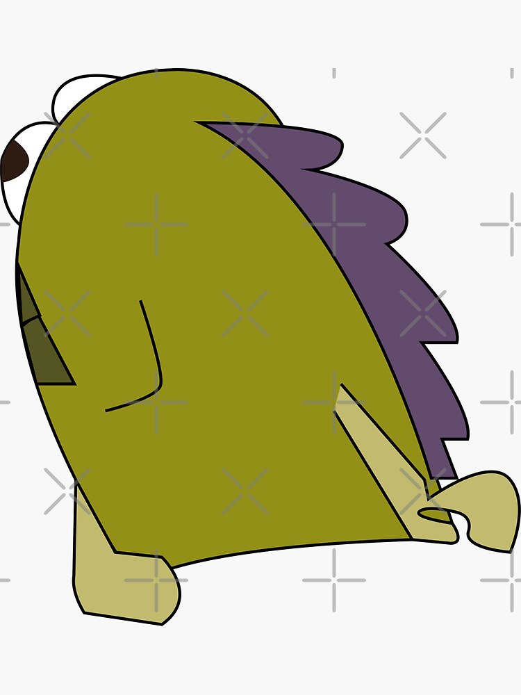 "Green Fish Looking Around (Meme)" Sticker for Sale by Naughty-Alan ...