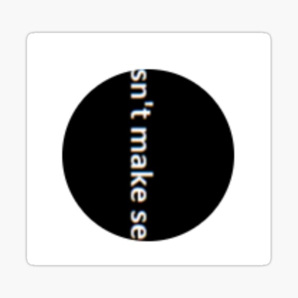 "idms round logo white bg" Sticker by bobox00 | Redbubble