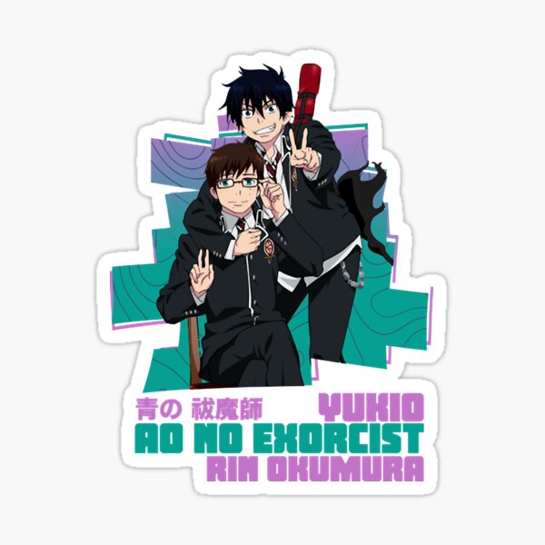"Rin x Yukio Okumura - Ao no Exorcist : Blue Exorcist " Sticker for ...