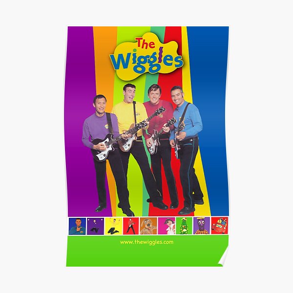 "The Wiggles (NEW) " Poster for Sale by JohnnyWiggle | Redbubble