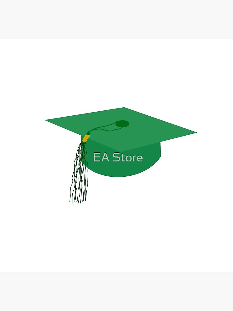 "Green Graduation Cap Sticker" Poster for Sale by chongpau | Redbubble