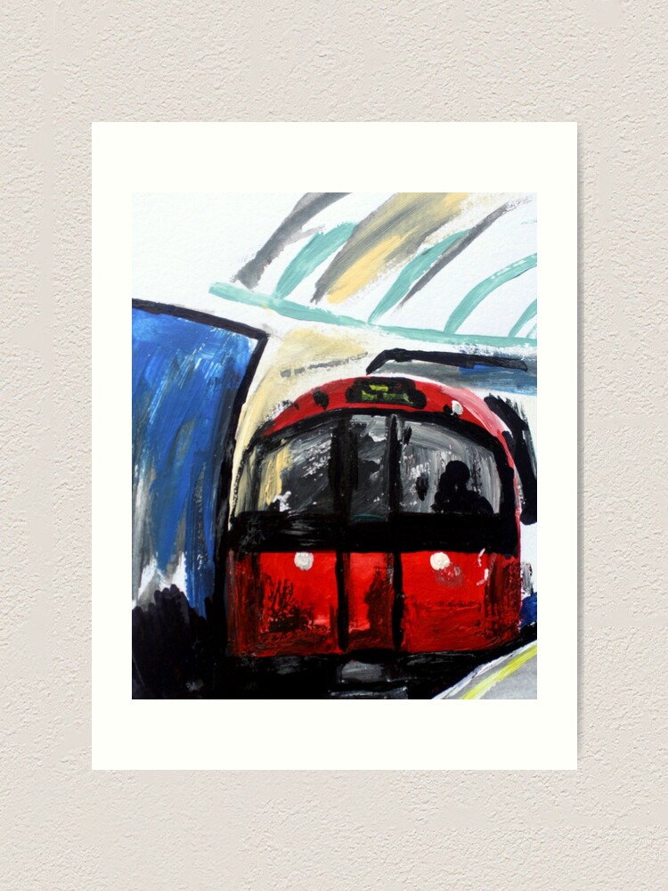 "London Underground Piccadilly Line Tube Station Contemporary Acrylic ...