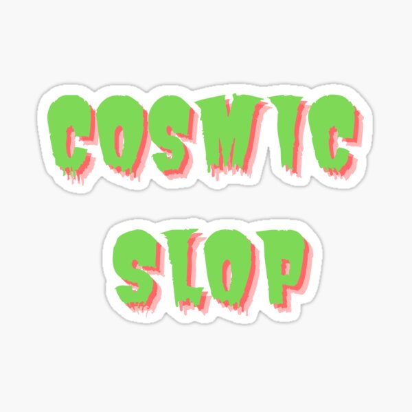 "Cosmic Slop, Afrofuturistic Green Trippy Text, Funky Slang ...