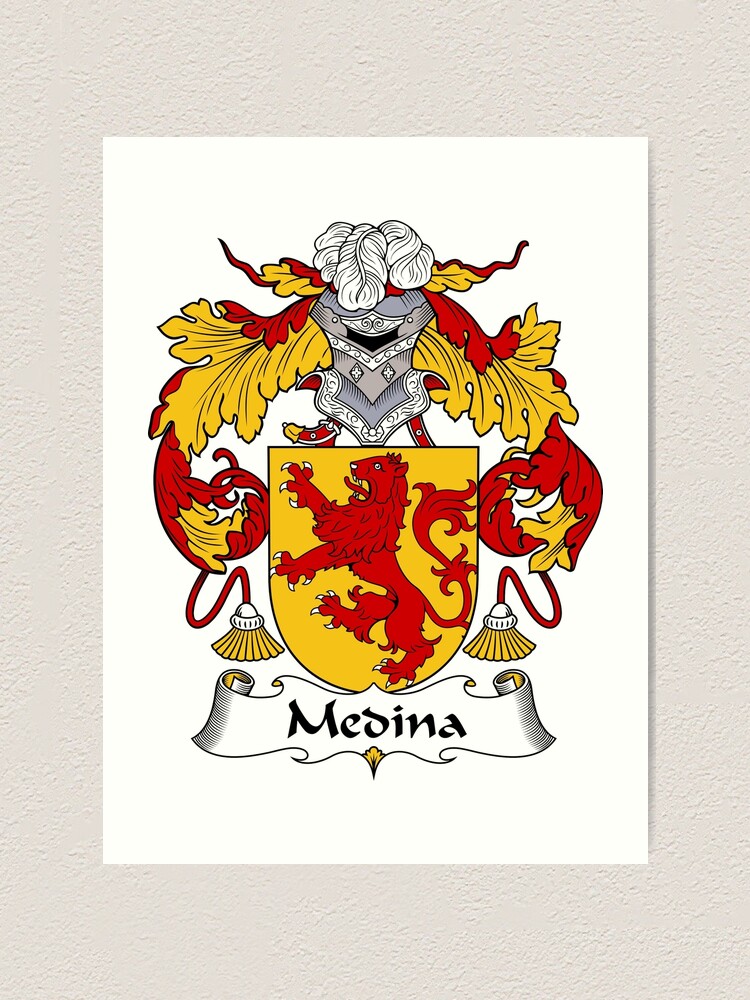 "Medina Coat of Arms/Family Crest" Art Print by carpediem6655 | Redbubble