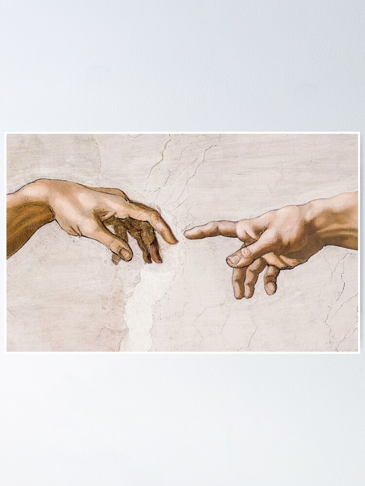 " Hands of God the Father and Adam, Sistine Chapel Ceiling by ...