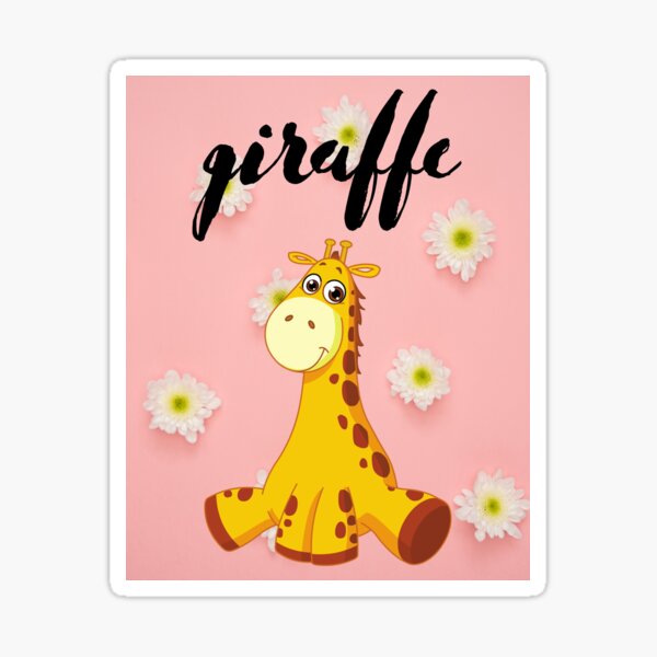"giraffe cartoon" Sticker by EWilliam1112 | Redbubble