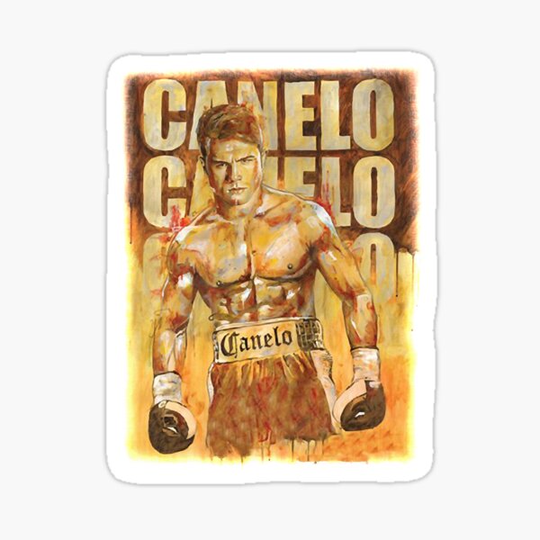 "Canelo-Alvarez" Sticker for Sale by seeley4 | Redbubble
