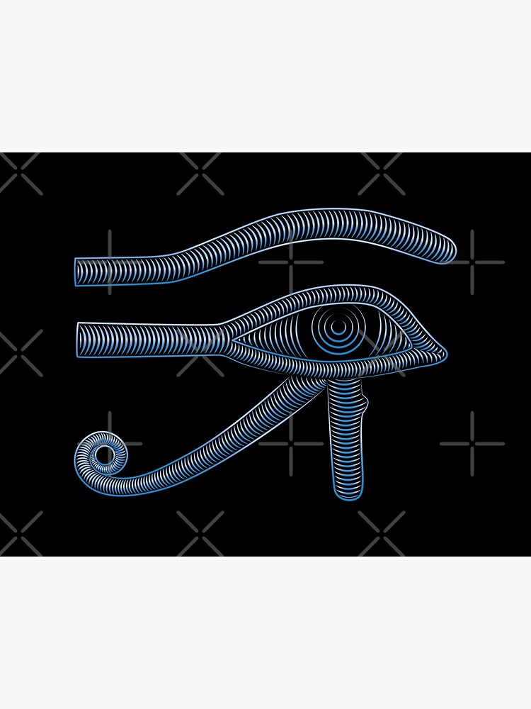 "Eye of Ra Blue Topaz" Poster by hockeng | Redbubble