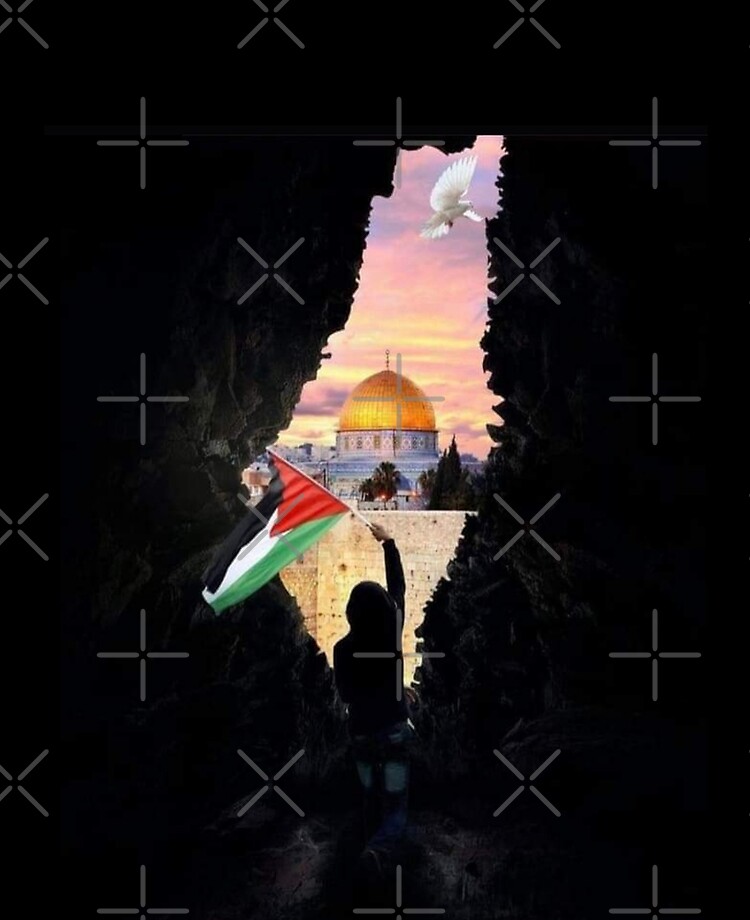 "Palestinian Map Boy Hold Palestine Flag Jerusalem Peace" iPad Case ...