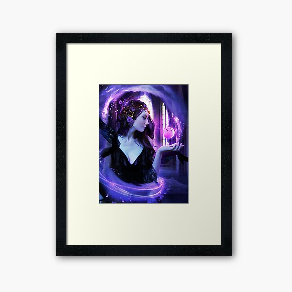 "Elemental Queen" Framed Art Print for Sale by Alexandra V.Bach | Redbubble