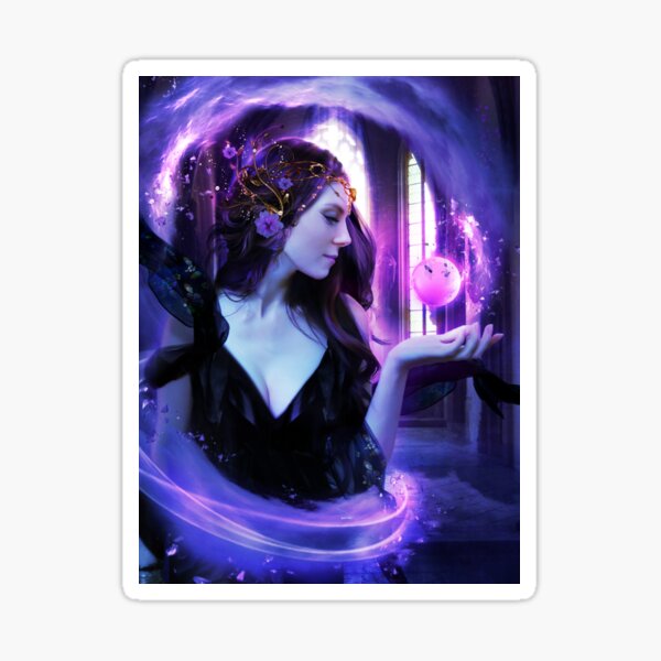 "Elemental Queen" Sticker for Sale by ravendusk | Redbubble