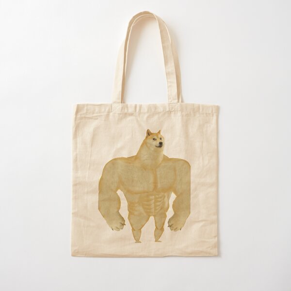 "Doge buff muscle bulk big dog meme abs dog shiba inu" Tote Bag for ...