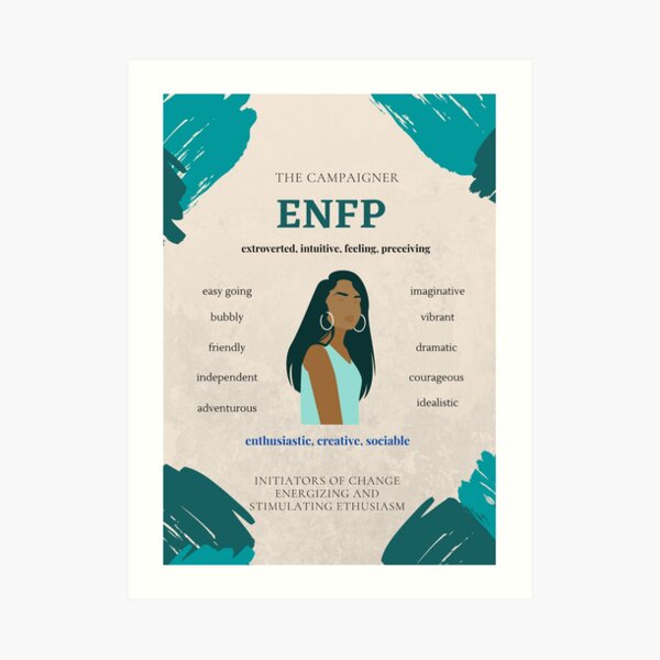 "enfp aesthetic poster" Art Print for Sale by kawaii-customs | Redbubble