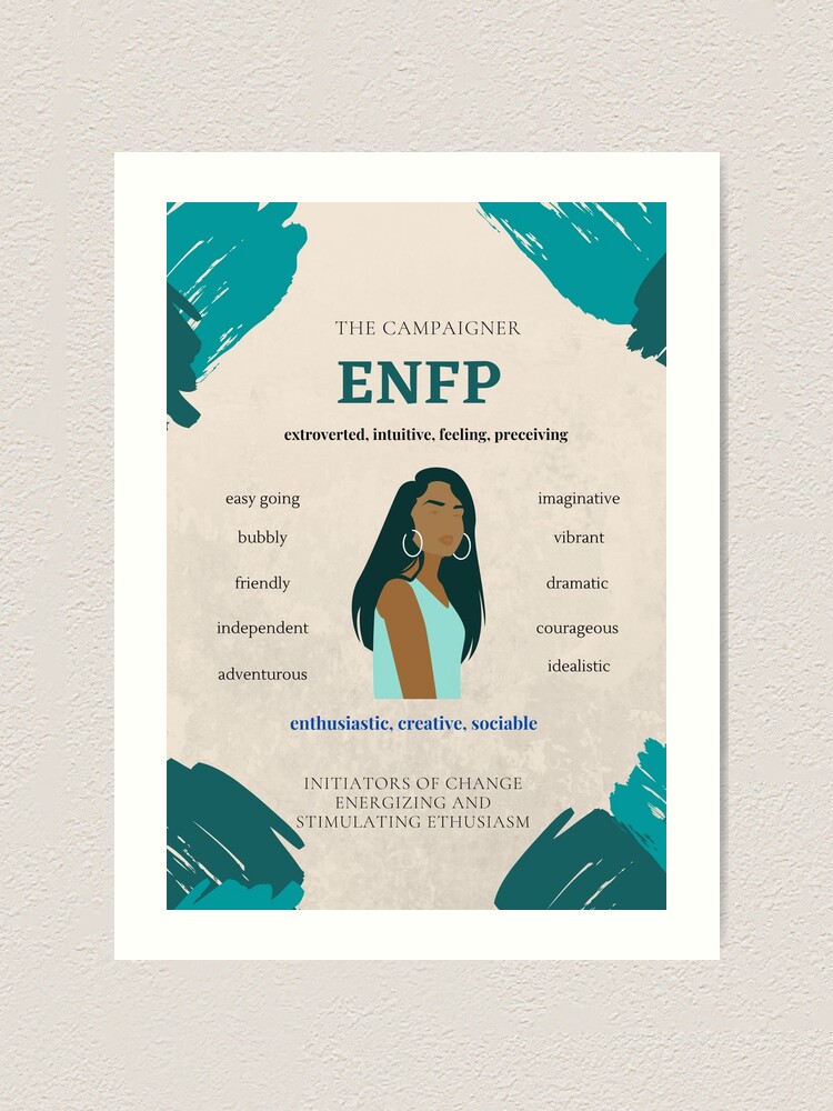 "enfp aesthetic poster" Art Print for Sale by kawaii-customs | Redbubble