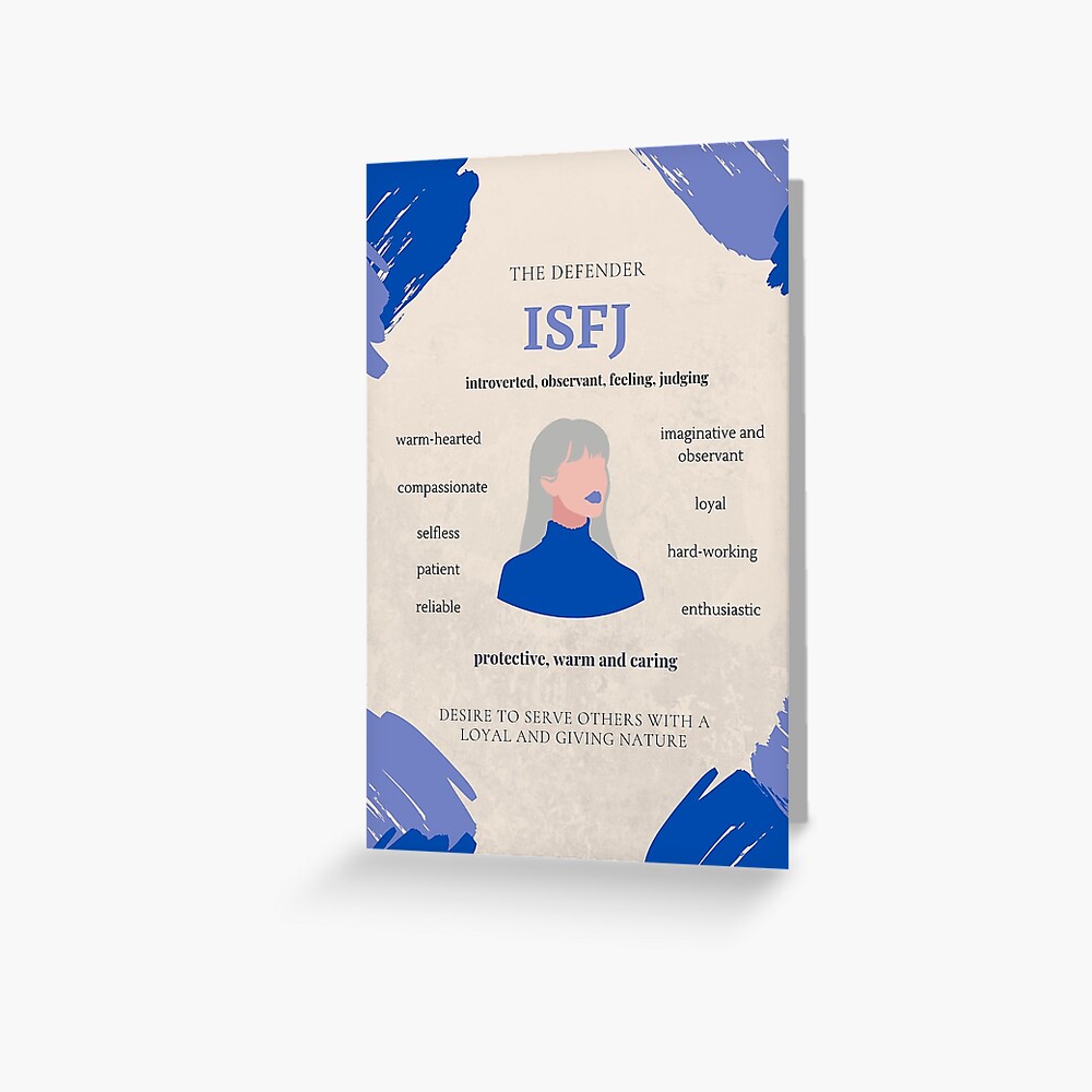 "isfj aesthetic poster" Greeting Card for Sale by kawaii-customs ...