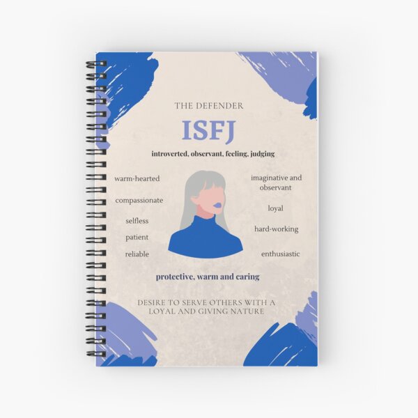 "isfj aesthetic poster" Spiral Notebook for Sale by kawaii-customs ...