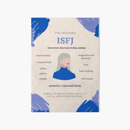 "isfj aesthetic poster" Art Board Print by kawaii-customs | Redbubble