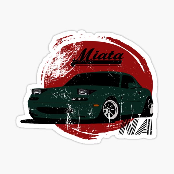 "MAZDA MIATA NA mx5 mk1 VINTAGE best design " Sticker for Sale by ...
