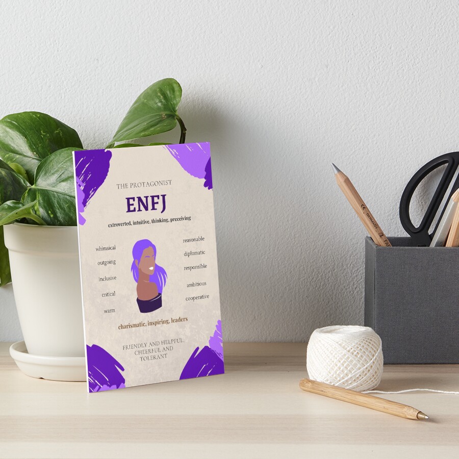 "enfj aesthetic poster" Art Board Print for Sale by kawaii-customs ...