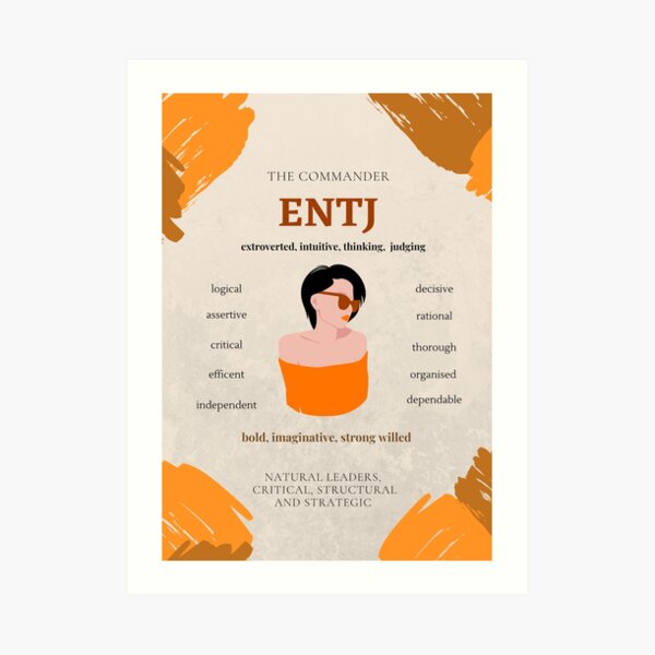 "entj aesthetic poster" Art Print by kawaii-customs | Redbubble