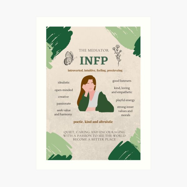 "infp aesthetic poster" Art Print by kawaii-customs | Redbubble