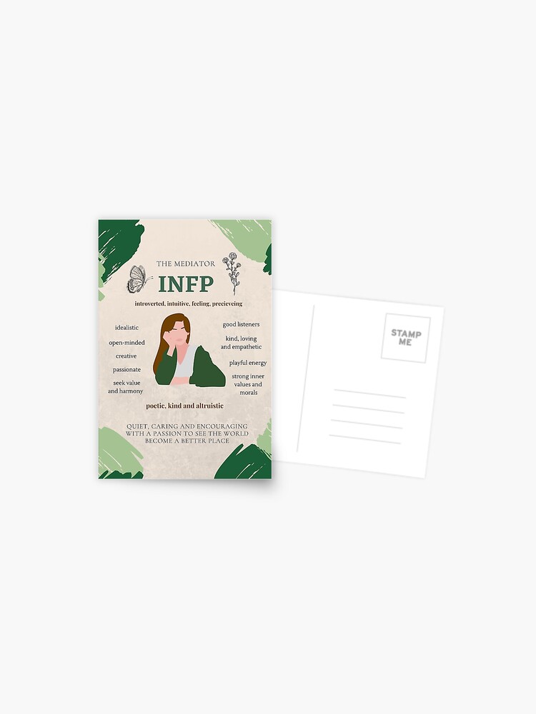 "infp aesthetic poster" Postcard for Sale by kawaii-customs | Redbubble