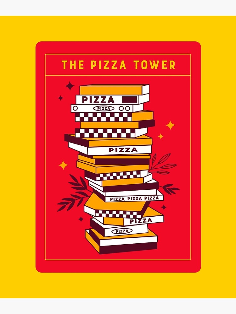 "THE PIZZA TOWER" Poster for Sale by AladdinMktgs | Redbubble