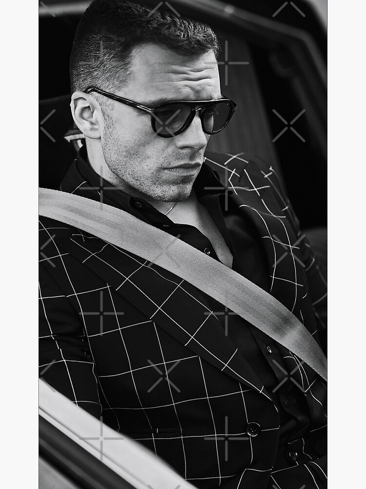 " Sebastian Stan Photo Collage Blankets | Sebastian Stan Drive Stickers ...