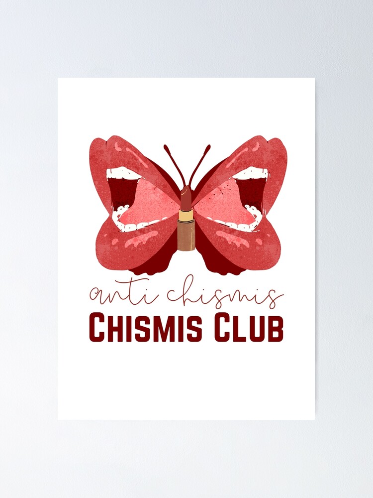 "Anti Chismis Chismis Club" Poster for Sale by MyPrintCharming | Redbubble