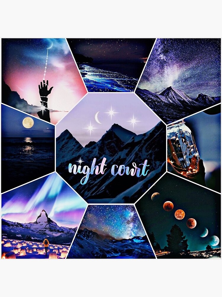 "Night Court from Acotar Collage" Acrylic Block for Sale by FanArtzz ...