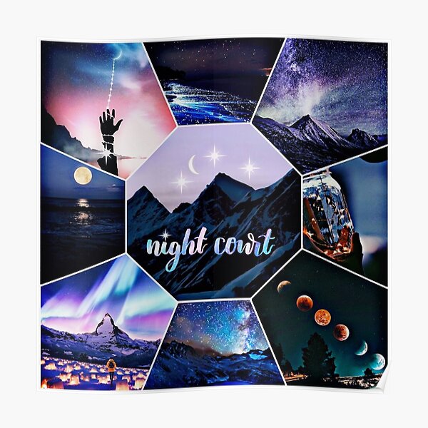 Póster «Corte nocturno de Acotar Collage» de FanArtzz | Redbubble