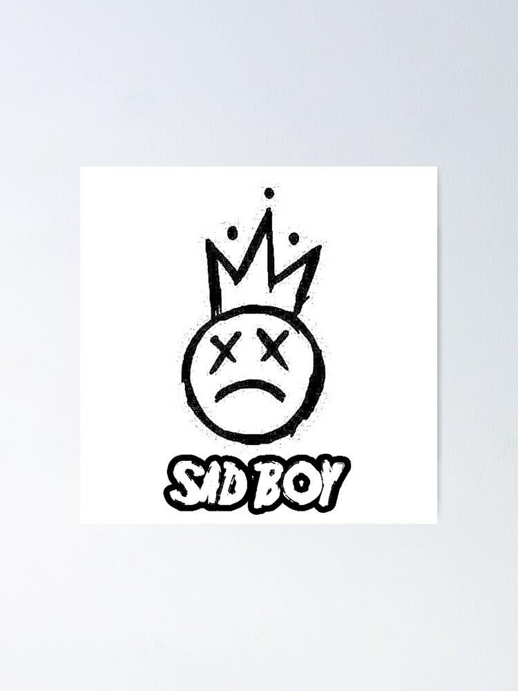 "Sad Boy Logo" Poster for Sale by LexDzn | Redbubble