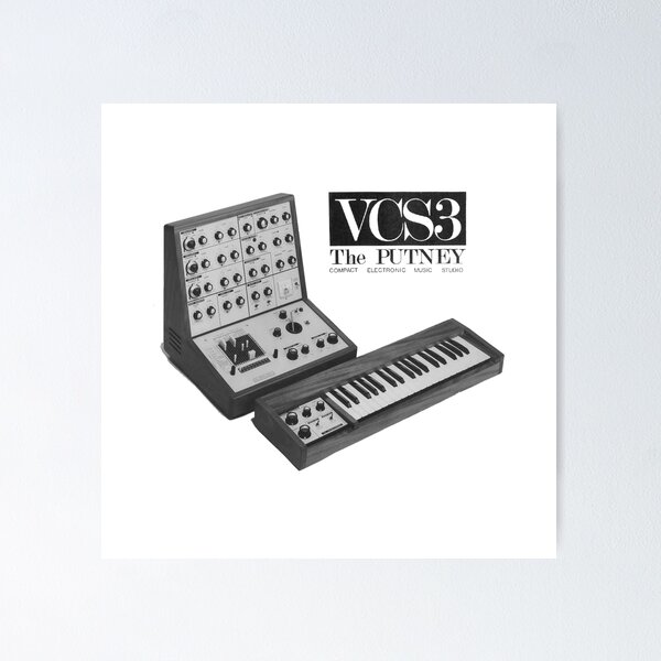 "EMS VCS 3 Vintage Synth " Poster for Sale by Aussiemandias | Redbubble