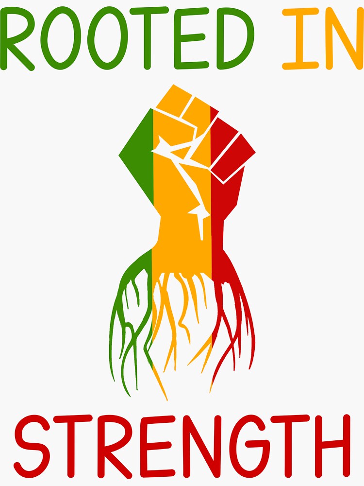 "Rooted In Strength Gift" Sticker for Sale by JointsDesigns | Redbubble