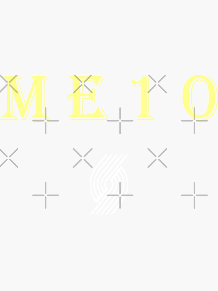 "M10 T-shirt | Golden Finish Design | M10 Mask" Sticker for Sale by ...