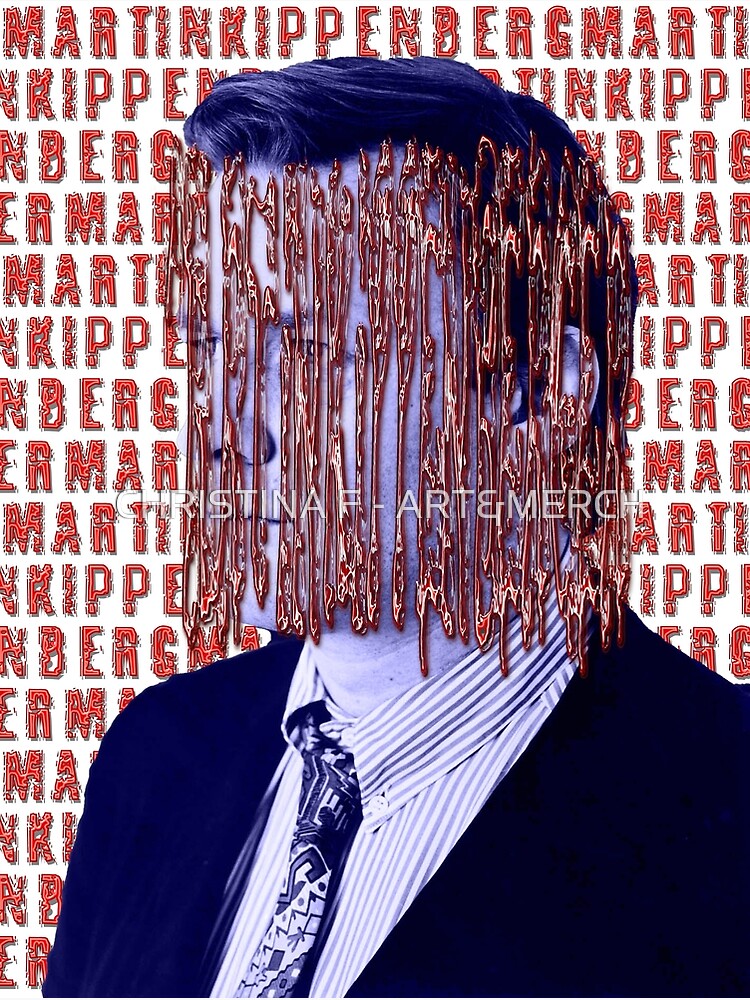 "Martin Kippenberg surrealist typography portrait" Poster for Sale by ...