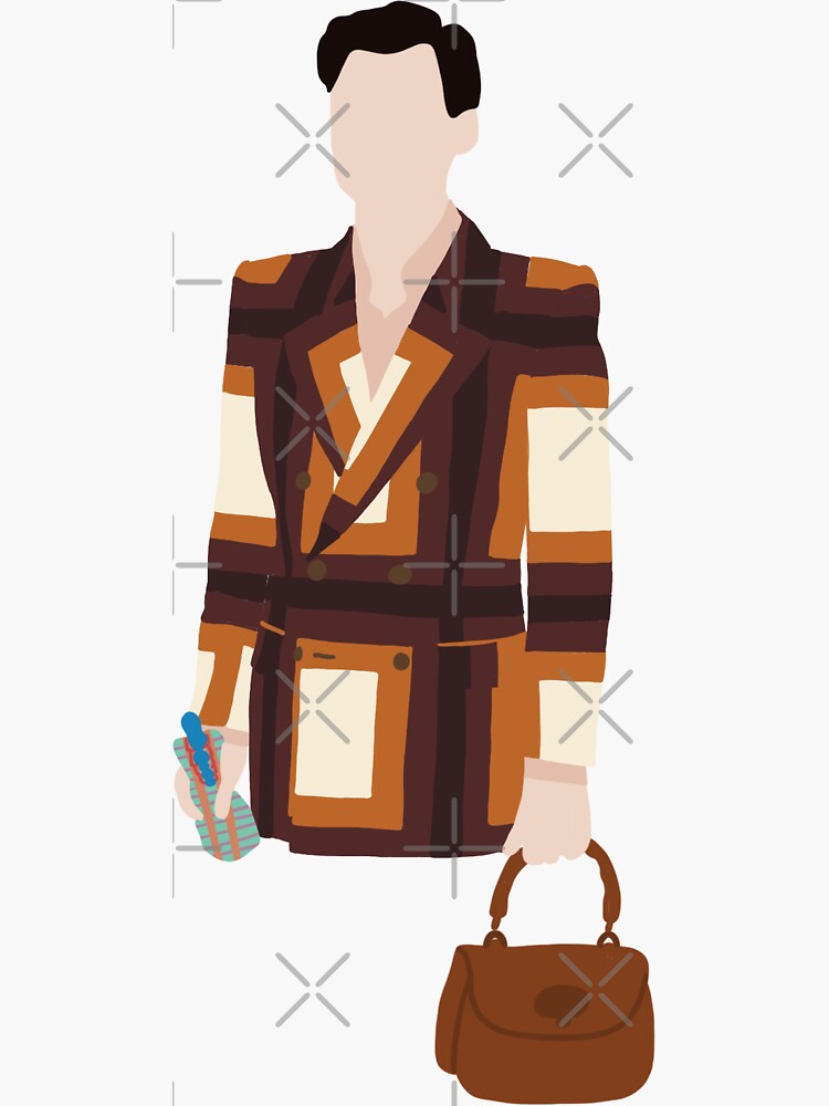 "harry styles brits" Sticker by harrynnetflix | Redbubble