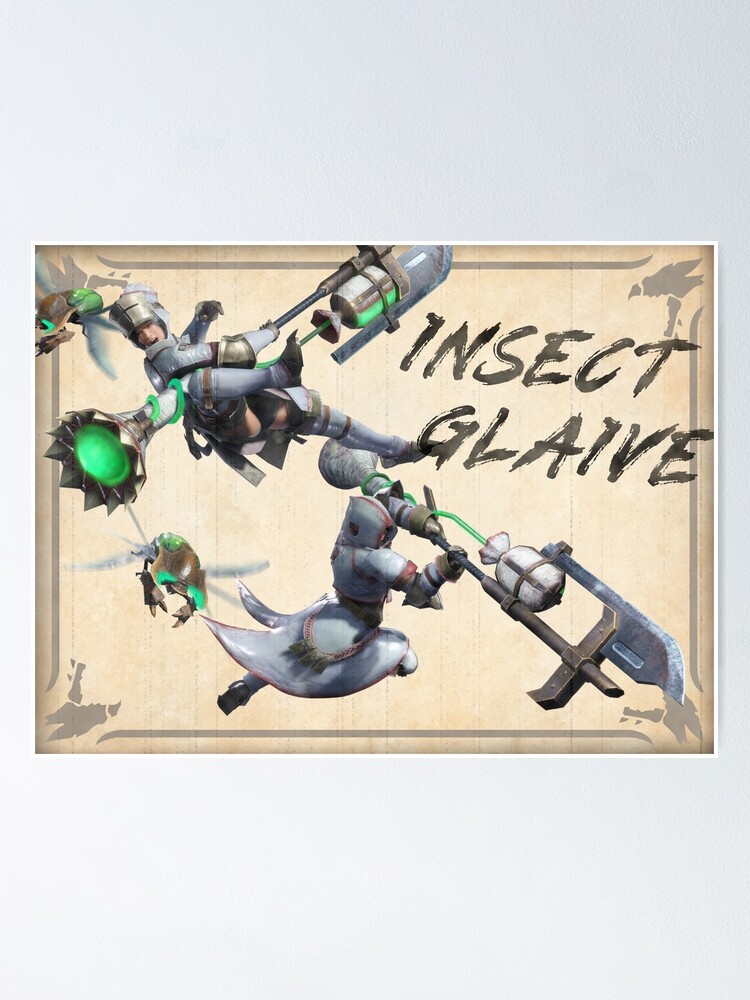 "Monster Hunter Rise - Insect Glaive" Poster by VelvetZone | Redbubble