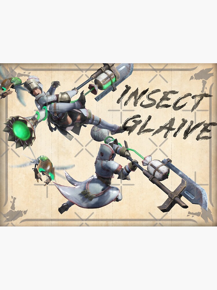 "Monster Hunter Rise - Insect Glaive" Sticker for Sale by VelvetZone ...