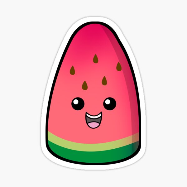 "Watermelon Wallow" Sticker for Sale by Havocgirl | Redbubble